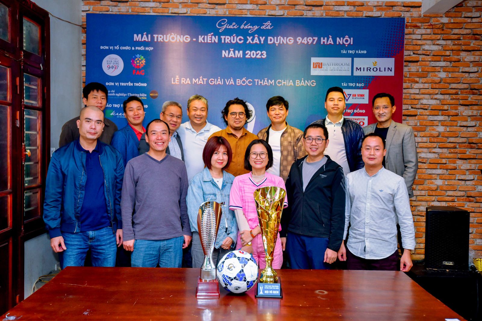 Tri ân các nhà tài trợ Giải Cup Mái trường KTXD 9497 Hà Nội năm 2023